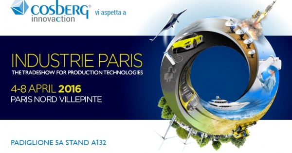 Cosberg vi invita a INDUSTRIE Paris • Cosberg