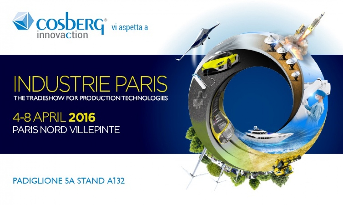 Cosberg vi invita a INDUSTRIE Paris • Cosberg